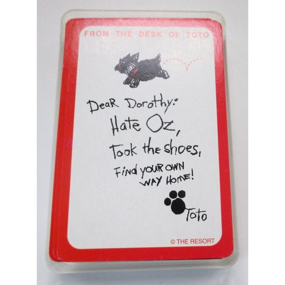 Wizard Of Oz | Games | Toto Wizard Of Oz Playing Cards Complete Deck ...